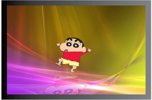 Shin Chan Frame Poster For Room Synthetic Wood Gloss Lamination F12 ...