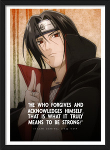 Itachi Uchiha | Naruto | Hokage Framed Poster Paper Print - Animation ...