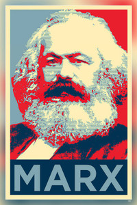 Introspective Chameleon Karl Marx Art Hope Photographic - Unique Art ...