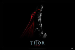 Movies Thor Chris Hemsworth Black Background Matte Finish Poster Paper ...