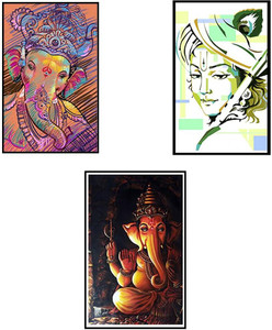 'Spiritual / Gods Posters' (Pack of 3) for Room & Office Paper Print ...