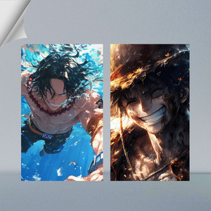 VIRGIN ART | PORTGAS D. ACE & MONEKY D. LUFFY FROM ONE PEICE | DIGITAL ...