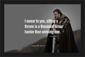 Game of Thrones GOT Poster with A4 Size Frame F-592 Paper Print ...