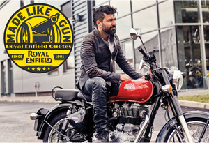 Poster Royal Enfield Make Lika A Gun Classic One sl-13615 (Wall Poster ...