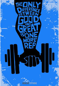 Poster Work Like A Champion Today 3 Greatitude sl-10284 (Large Poster ...