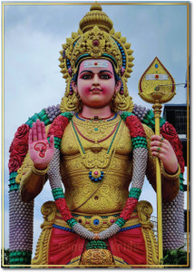 Lord Murugan I World Tallest Murugan Temple I Wall Poster A3 Fine Art ...