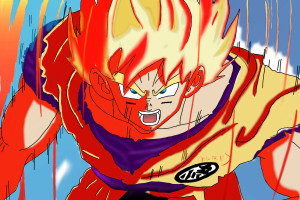 Dragon Ball Dragon Ball Z Son Goku Soulsilverlight Shor Matte Finish ...