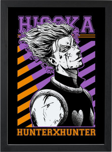 my hero academia poster with frame hisoka wall poster (Size_13x9.8 inch ...