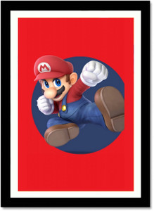 Mario framed poster for room and home decor, Gaming poster for room ...