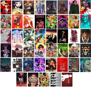 One piece posters - One piece Anime all Characters Posters Set of 45 ...