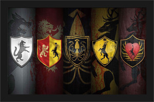 Game of Thrones GOT Poster with A4 Size Frame F-571 Paper Print ...