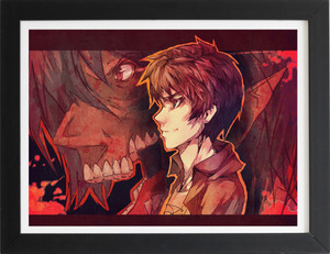 Eren Yeager Artwork | Attack on titan Framed Poster | Anime Framed ...