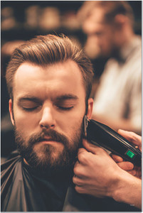 Iconic Looks | Men's Parlour Poster Design | Poster for wall | salon ...