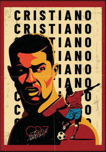 Poster Cr7 Cristiano Ronaldo Large Wall Poster, 36x24 Inches, Banner ...