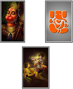 'Spiritual / Gods Posters' (Pack of 3) for Room & Office Paper Print ...