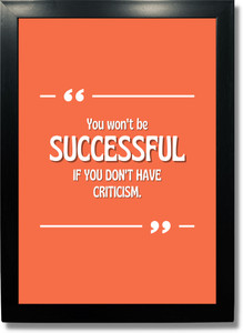 Motivational Quotes Wall Frame For Office and Study Photographic Paper ...