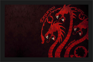 Game of Thrones GOT Poster with A4 Size Frame F-710 Paper Print ...