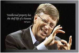 Bill Gates Motivational Poster with Frame Gloss Lamination M16 Paper ...