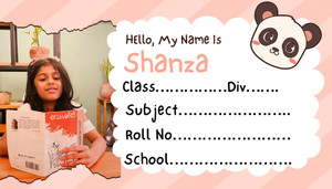 Customized Photo Name Slip For School Books Paper Print - Children ...