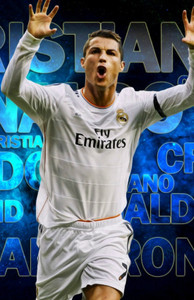 Personalities Poster 'Cristiano Ronaldo' Paper Poster Printed (12 inch ...