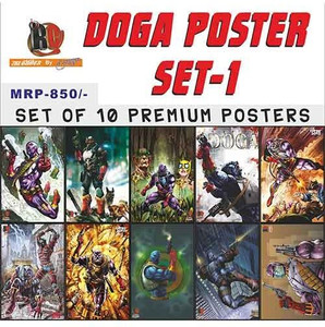 RC SUPERHERO COLLECTION POSTER SET 1 Fine Art Print - Raj Comics By ...
