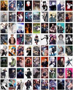 Pack of 72 Jujutsu Kaisen Anime Wall Collage Kit Posters | Posters for ...