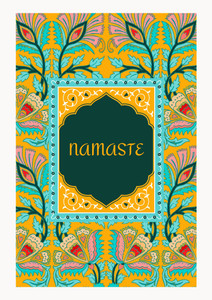 NAMASTE WALL POSTER FOR ROOMS , OFFICES ETC. Paper Print - Art ...