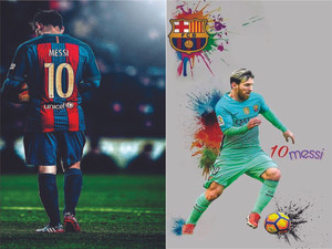 Dribble King: Lionel Messi Poster Collection:Printed by WK on 300gsm US ...