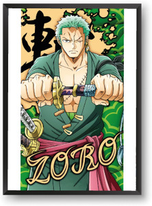 ANIME POSTER FRAME ZORO ONE PIECE - Wall Poster For Home And Office ...