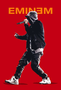Poster Eminem sl-12882 (LARGE Poster, 36x24 Inches, Banner Media ...