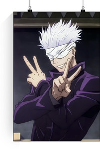 Gojo Poster | Jujutsu Kaisen Gojo Satoru Poster | Gojo Anime Posters ...