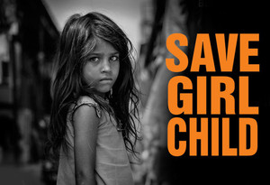 Poster Save Girl Child sl-10111 (Wall Poster, 13x19 Inch, Matte Paper ...