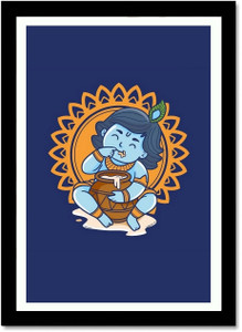 Lord Shri Krishna Poster for Room, Krishna poster for home decor Paper ...