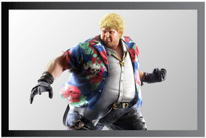 Tekken Game Frame Poster For Room Synthetic Wood Gloss Lamination F51 ...