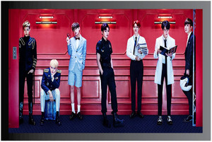 KPOP BTS Music Frame Poster For Room Synthetic Wood Gloss Lamination ...