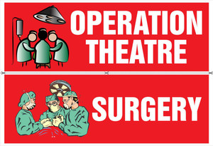 Poster Doctor Medical Operation Theatre & Surgery Sticker sl-9673 (Wall ...