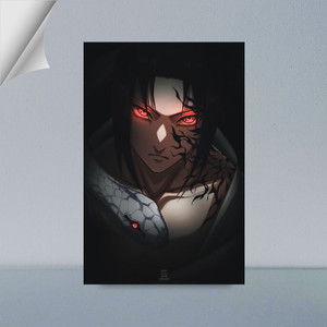 VIRGIN ARTS | SASUKE UCHIHA | SHARINGAN | OROCHIMARU'S CURSE | AODA ...