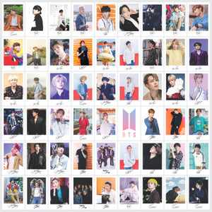 BTS Special Edition Lomocards 54 Cool Autograph Card With HD Different ...