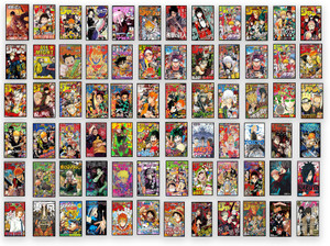 set of 130 anime covers wall poster for room anime poster ( size_6x4 ...