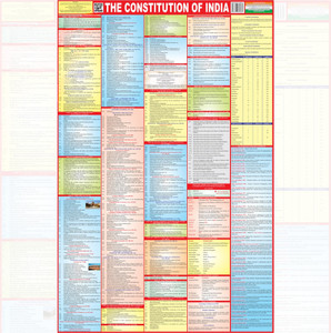 Constitution of India Map by Editone International | Detailed Wall ...