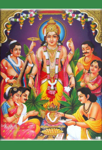 Poster Lord Satyanarayan Satyanarayana Shree Satya Narayan sl-17530 ...