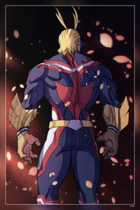 All Might My Hero Academia Anime Series Matte Finish Poster Paper Print ...