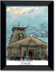 Kedarnath Temple I Kedarnath I Wall Frame A4 Fine Art Print - Religious ...