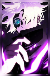 Gojou Satoru Anime Gojo Satoru Ice Iphone Jujutsu Kaisen Purple Matte ...