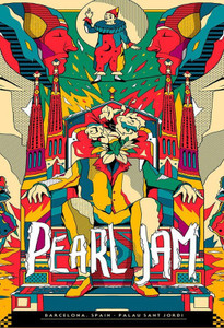 Poster Pearl Jam Band sl-14867 (LARGE Poster, 36x24 Inches, Banner ...