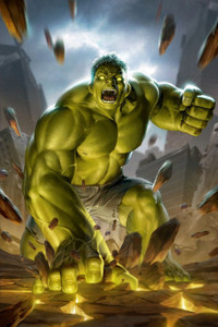 Hulk Poster |Superhero Hulk Posters | Unframed | With Self Adhesive ...