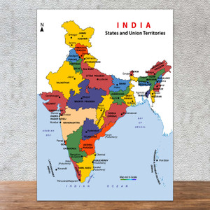 Poster Indian Territory Drawing Map sl-4626 (Wall Poster, 13x19 Inches ...