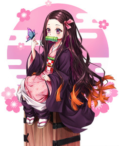 Kimetsu No Yaiba Ufotable Kamado Nezuko N E Long Hair Matte Finish ...