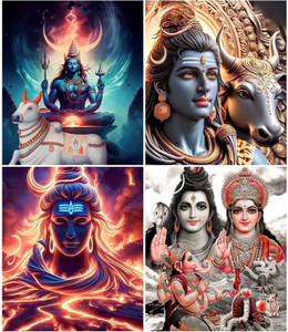 Shiva Wall Poster A4 Size Photographic Paper - Religious posters in ...