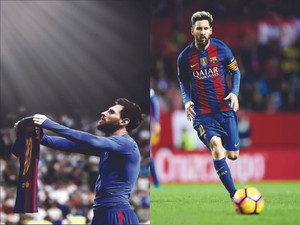 Lionel Messi Poster For Room & Office (Pack Of 2) Photographic Paper ...